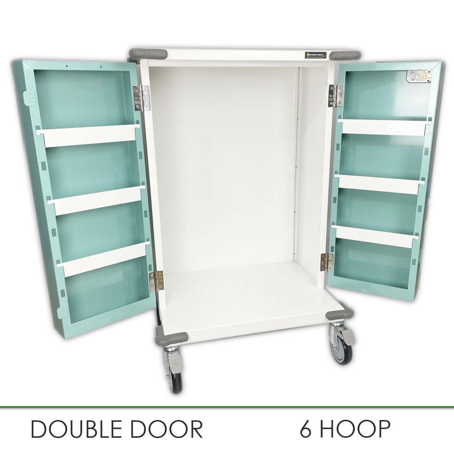 PM210 Medicine Drugs Trolley | 6 Hoop MDS Drugs Trolley
