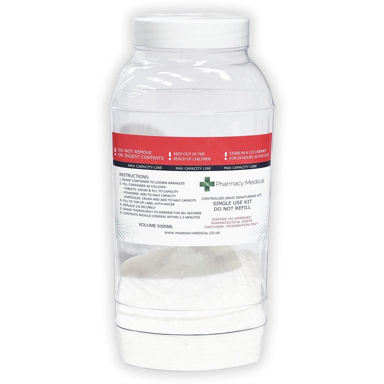 Drug Denaturing Kits | 5 Litre Drug Denaturing Kits from Pharmacy Medical