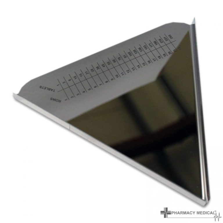 Stainless Steel Tablet Counter | Tablet Counting Triangle