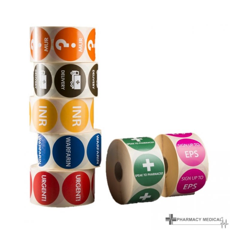 Prescription Alert Sticker Rolls | Alert Sticker Rolls from Pharmacy ...