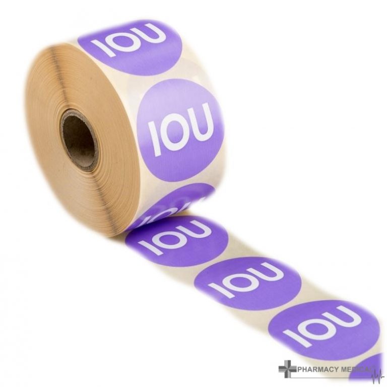 IOU Prescription Alert Stickers | Alert Stickers
