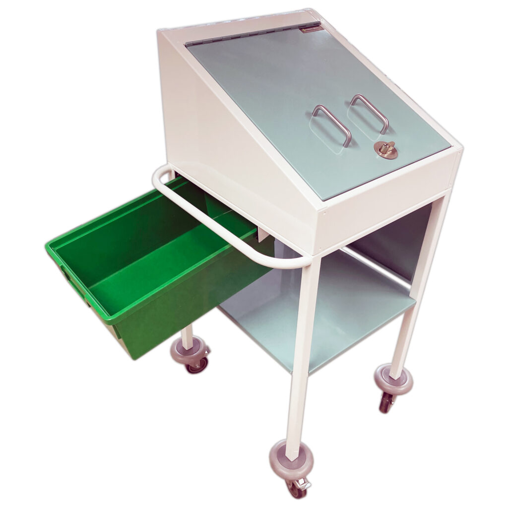 Small Dispensing Trolley | Metal Ward Dispensing Trolley