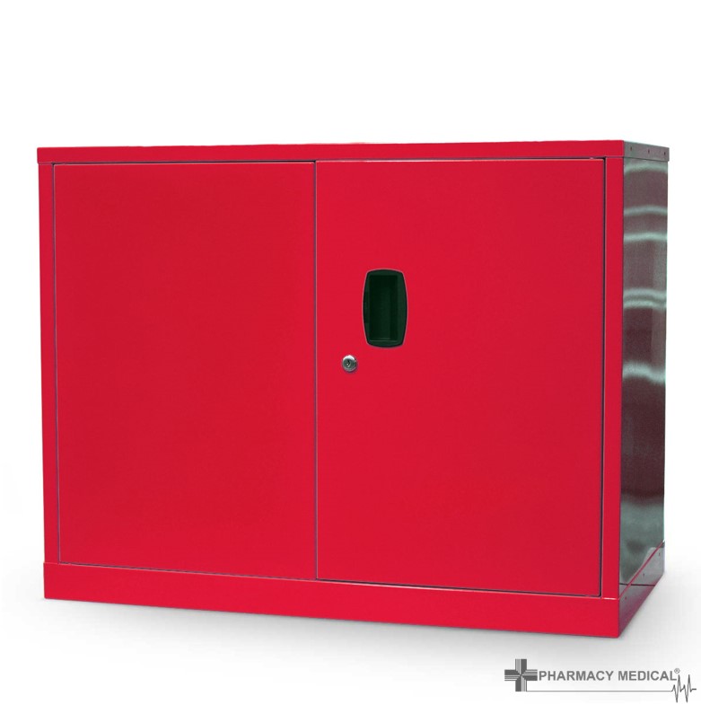 PA794D Pesticide Cabinet | Red Agrochemical CoSHH Cabinet