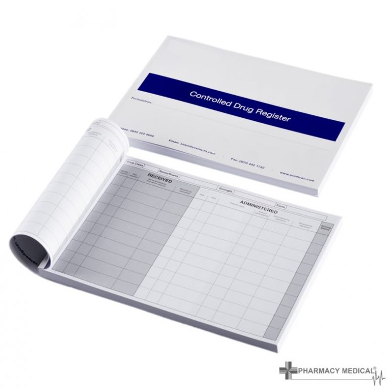 Controlled Drugs Register | Pharmacy Record Keeping