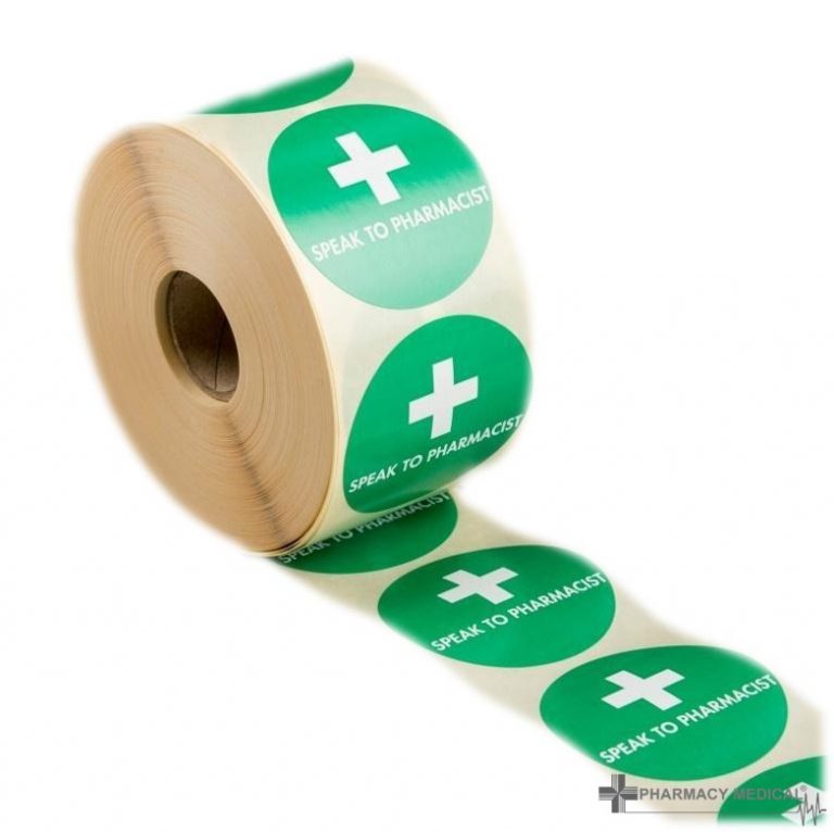 Speak To Pharmacist Prescription Alert Stickers | Alert Stickers