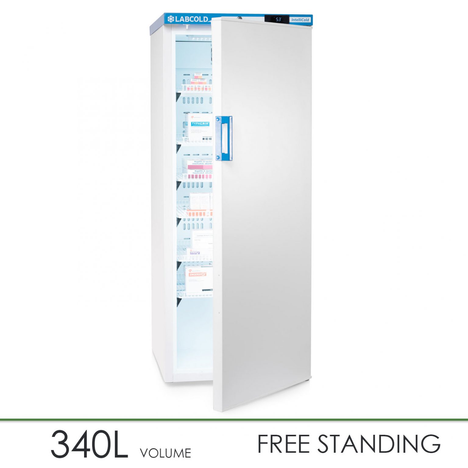 Labcold Pharmacy Fridge | RLDF1019 | 340L | Solid Door
