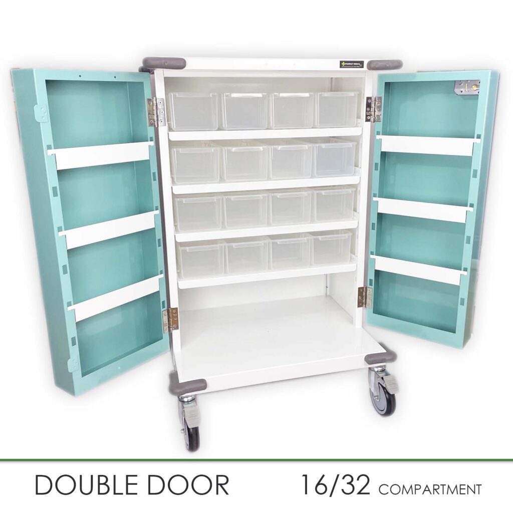 PM700 Original Packaging Drugs Trolley | 16 Tray